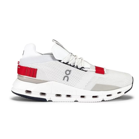 On Running | Shoes | New On Cloudnova Sneaker In White Red Running ...